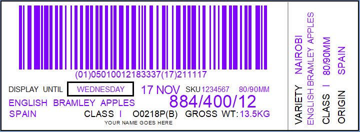 Tray End Labels – Computade Systems Ltd