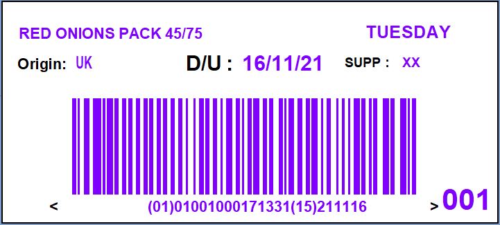 Tray End Labels – Computade Systems Ltd